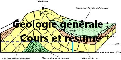 Géologie générale : Cours et résumé - F2School