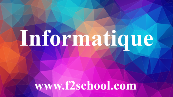 Informatique - F2School
